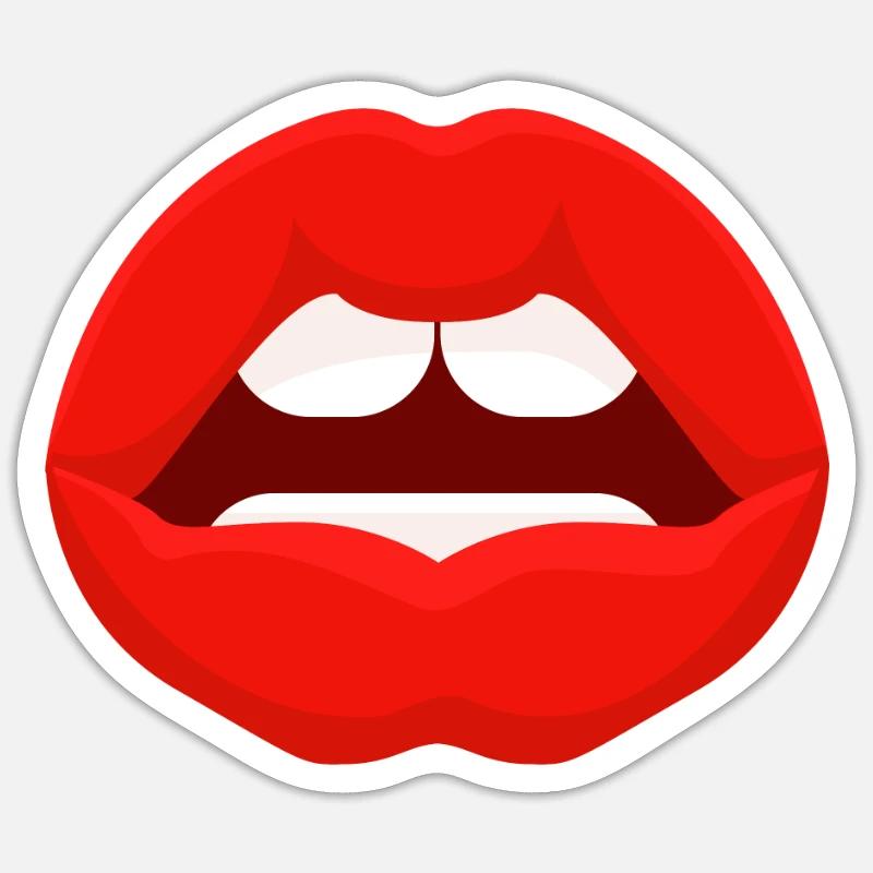 Mouthful Stickers | Unique Designs | Spreadshirt
