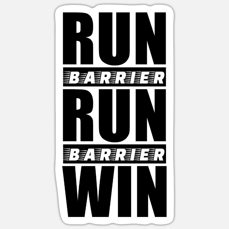 Barriers Stickers | Unique Designs | Spreadshirt