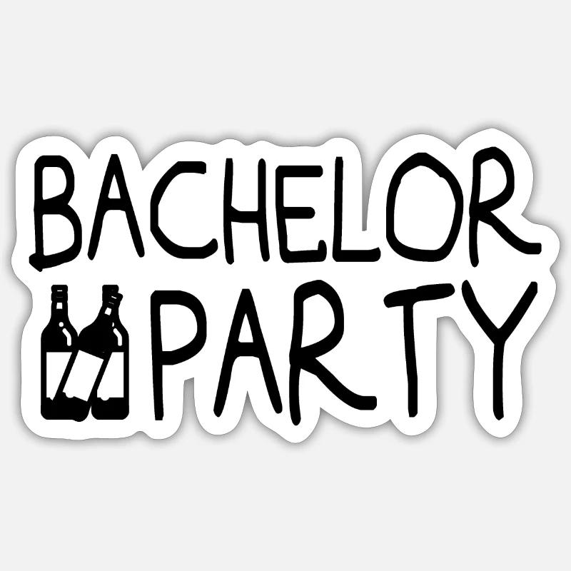 Bachelor Party Stickers | Unique Designs | Spreadshirt
