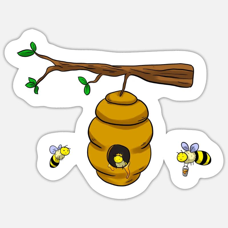 Beehive Stickers | Unique Designs | Spreadshirt