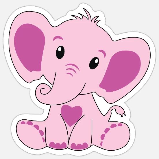 waterproof stickers cute elephant sticker aesthetic sticker durable ...