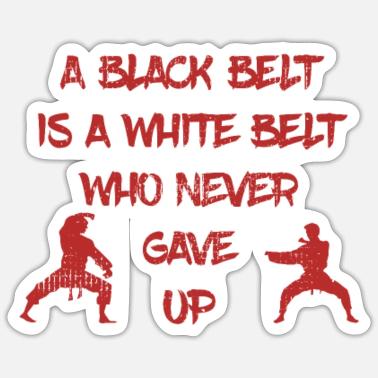 White-belt Stickers | Unique Designs | Spreadshirt