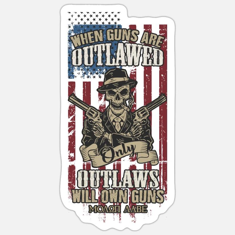 Outlaw Stickers | Unique Designs | Spreadshirt