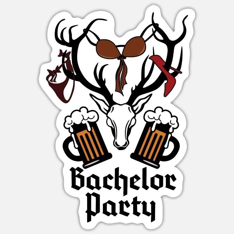 Bachelor Party Stickers | Unique Designs | Spreadshirt