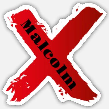Malcolm X Stickers | Unique Designs | Spreadshirt