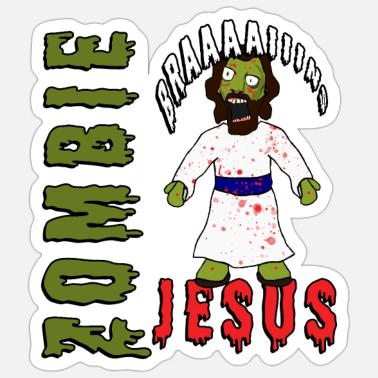 Zombie-jesus Stickers | Unique Designs | Spreadshirt