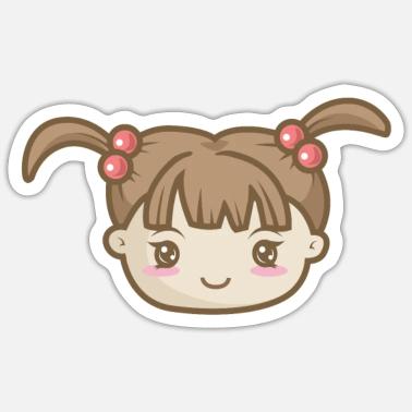 Pigtails Stickers | Unique Designs | Spreadshirt