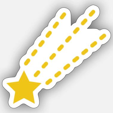 Shooting Star Stickers | Unique Designs | Spreadshirt