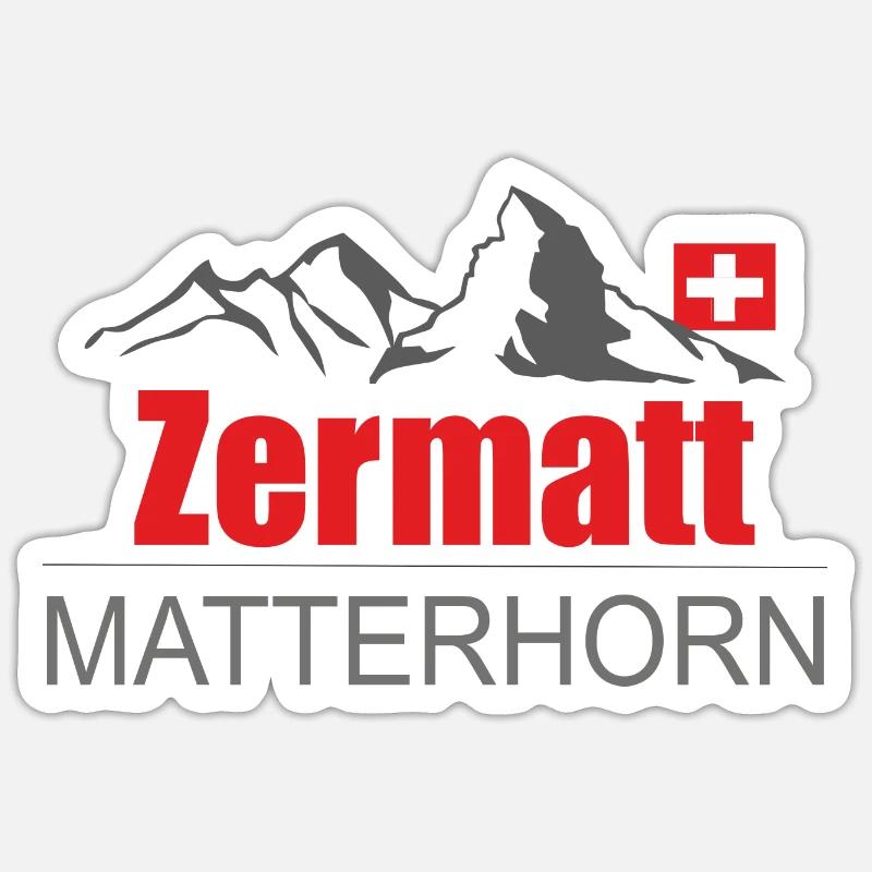 Zermatt Stickers | Unique Designs | Spreadshirt