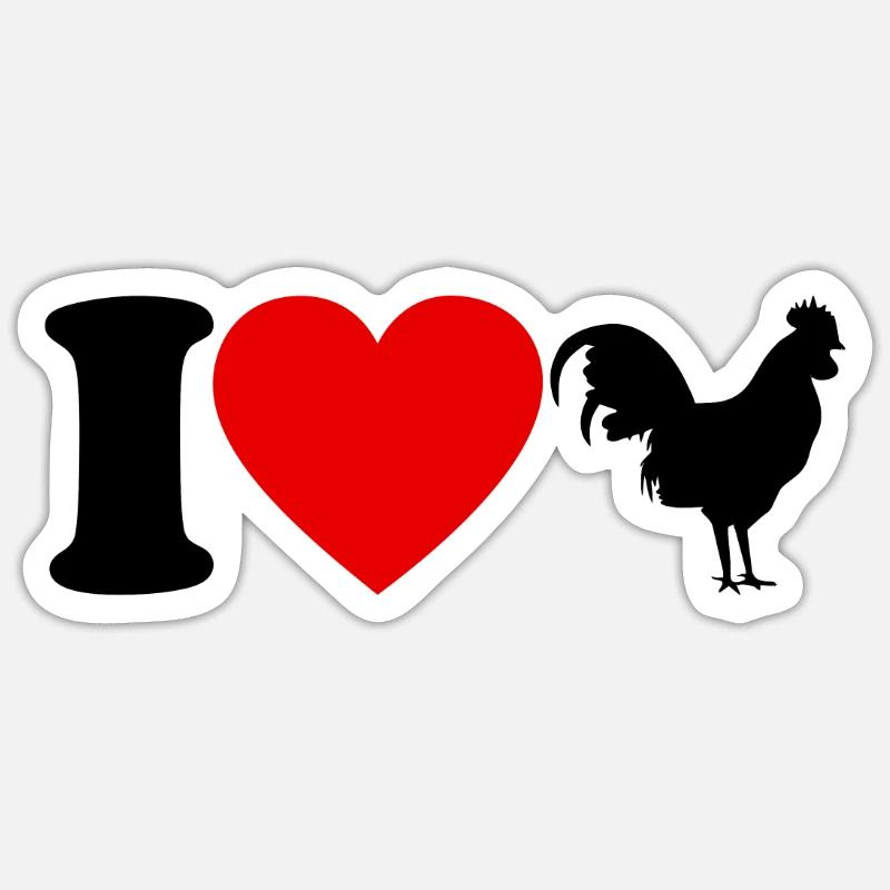 Roosters Stickers | Unique Designs | Spreadshirt