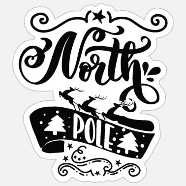 North Pole Stickers | Unique Designs | Spreadshirt