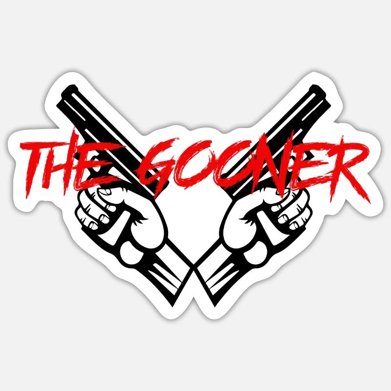 Gooner Stickers | Unique Designs | Spreadshirt