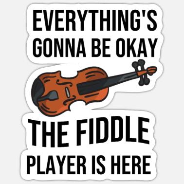 Fiddle Stickers | Unique Designs | Spreadshirt