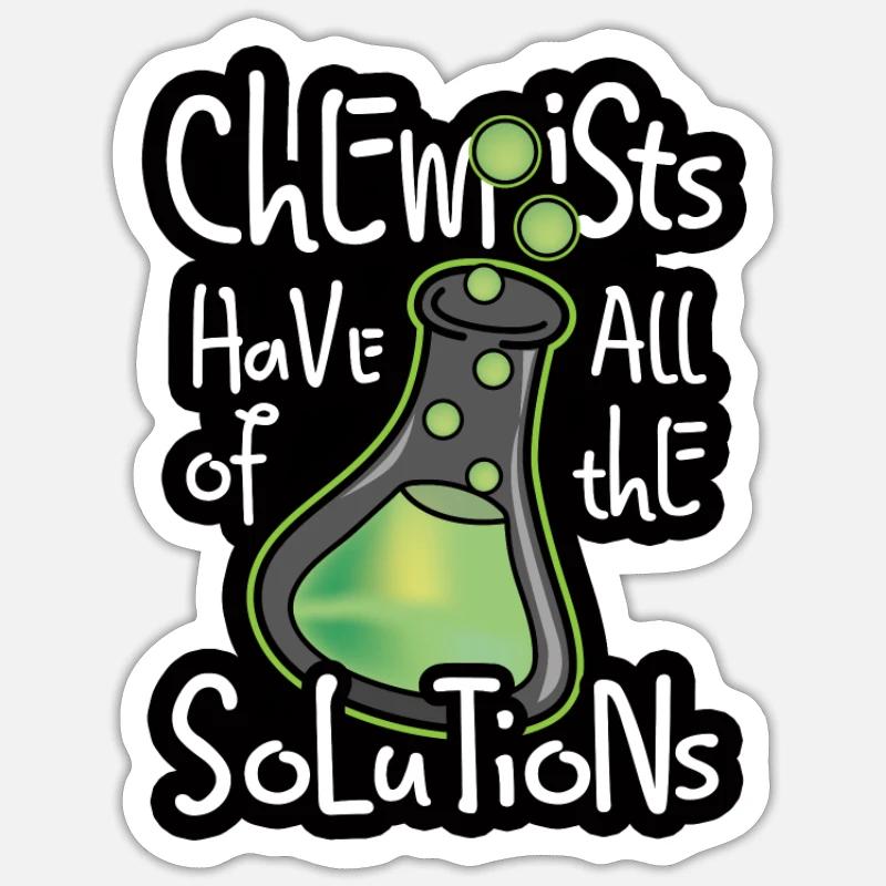 Chemistry Stickers | Unique Designs | Spreadshirt