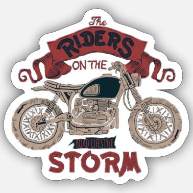Bike-riders Stickers | Unique Designs | Spreadshirt