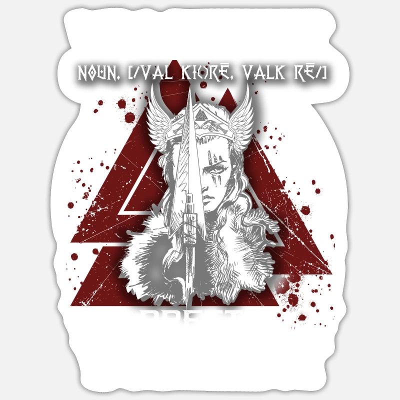 Valkyrie Stickers | Unique Designs | Spreadshirt
