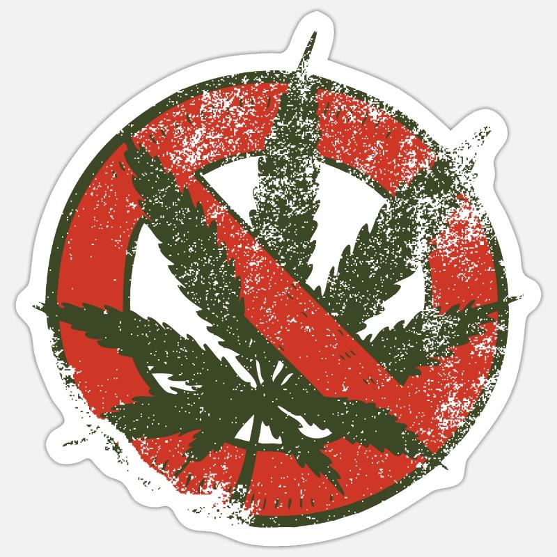 Anti-drugs Stickers | Unique Designs | Spreadshirt