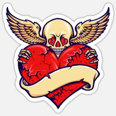 Broken Heart Stickers | Unique Designs | Spreadshirt