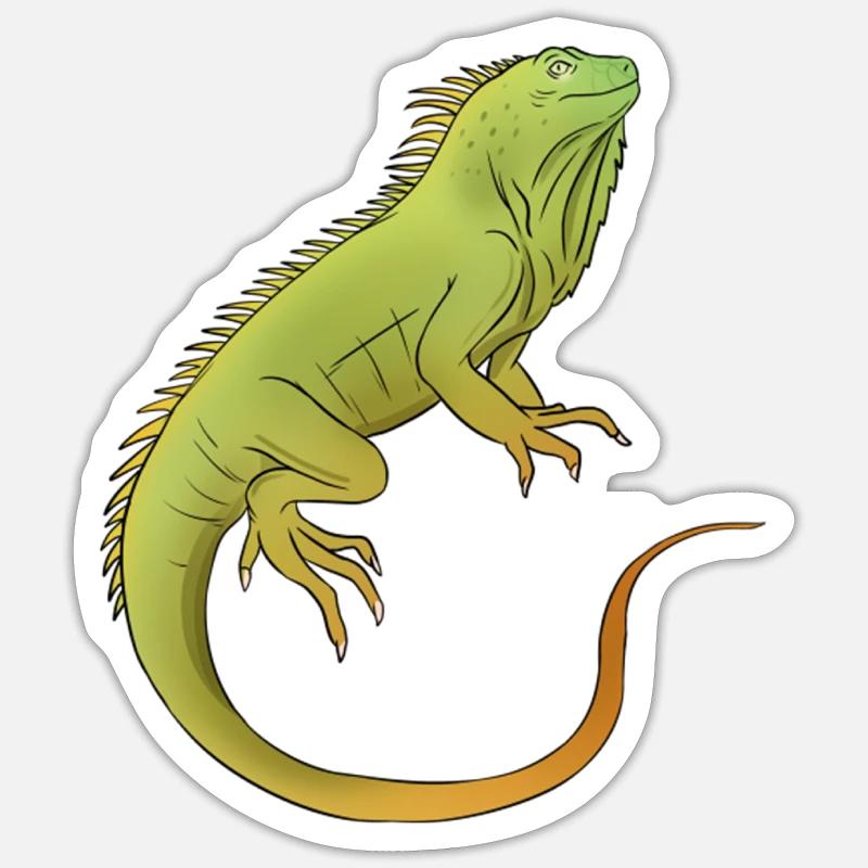 Iguana Stickers | Unique Designs | Spreadshirt