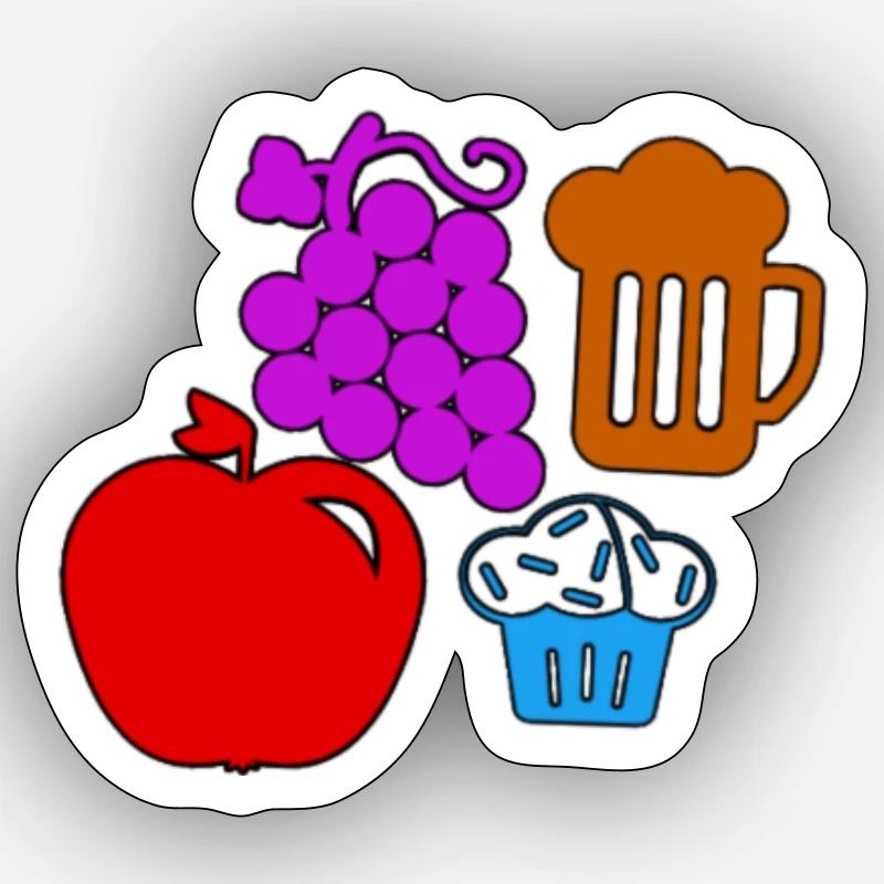 Food Chain Stickers | Unique Designs | Spreadshirt