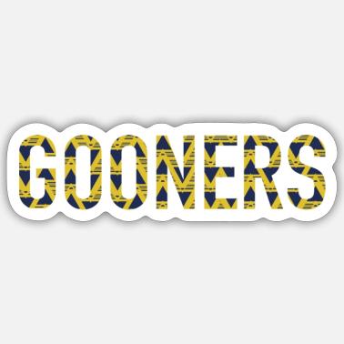 Gooner Stickers | Unique Designs | Spreadshirt