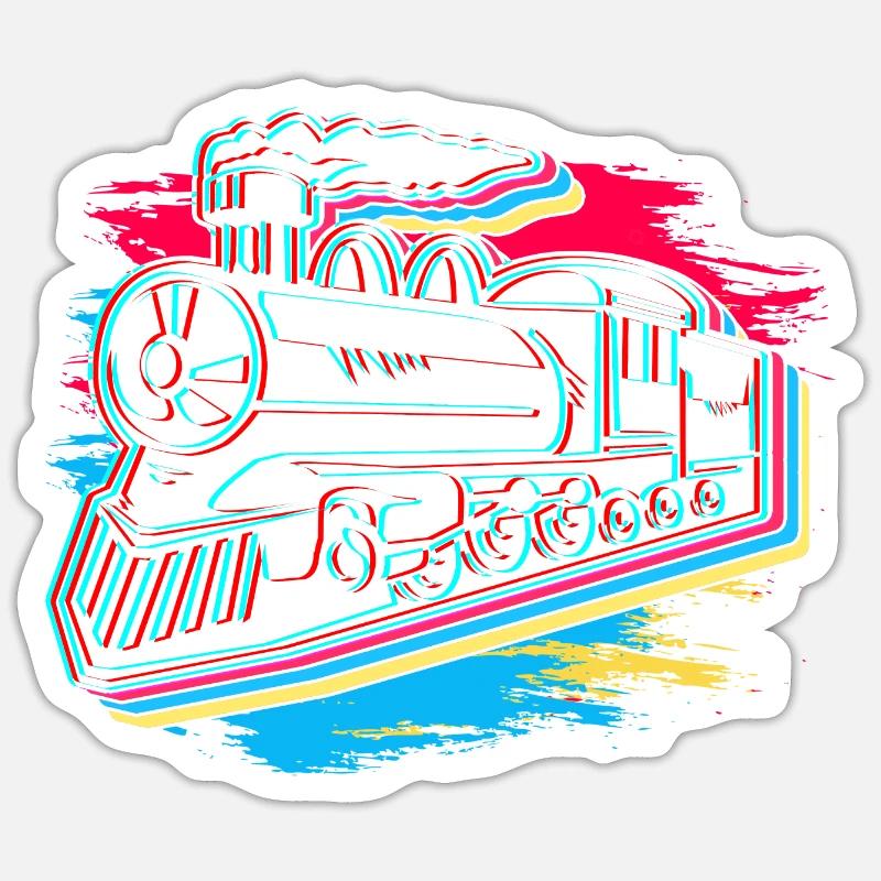 Locomotives Stickers | Unique Designs | Spreadshirt