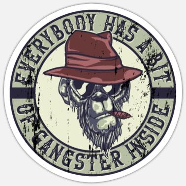 Gangster Stickers | Unique Designs | Spreadshirt