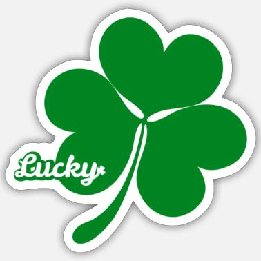 Lucky-shamrocks Stickers | Unique Designs | Spreadshirt