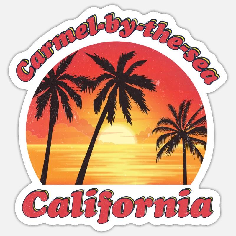Carmel-by-the-sea Stickers | Unique Designs | Spreadshirt