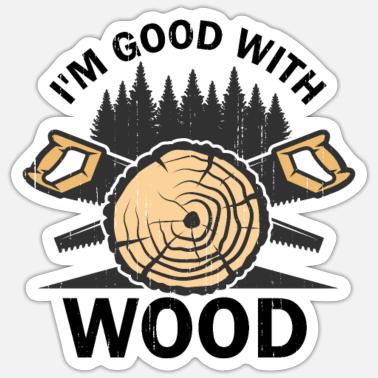 Craft Supplies & Tools Embellishments I'm Good With Wood Sticker ...