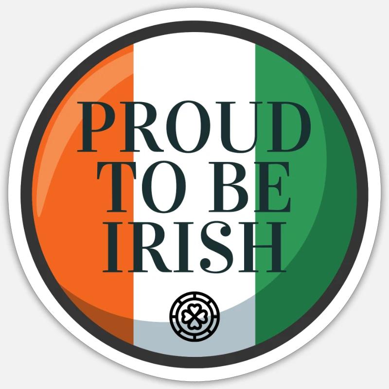 Proud-to-be-irish Stickers | Unique Designs | Spreadshirt