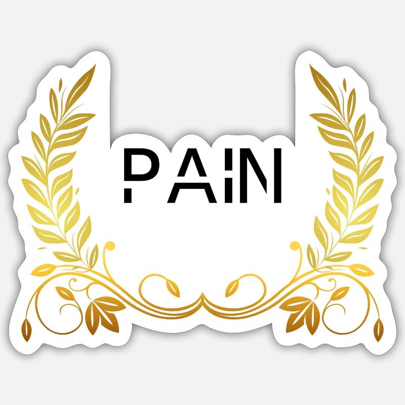 Pain Stickers | Unique Designs | Spreadshirt