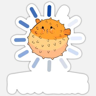 Puffer Fish Stickers | Unique Designs | Spreadshirt