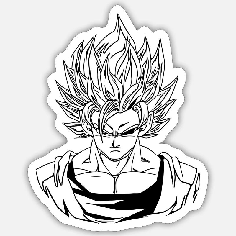 Goku Stickers | Unique Designs | Spreadshirt