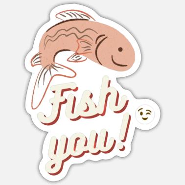 Funny-fish Stickers | Unique Designs | Spreadshirt