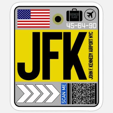 Jfk Stickers | Unique Designs | Spreadshirt