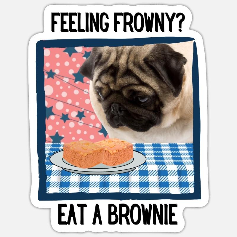 Brownie Stickers | Unique Designs | Spreadshirt
