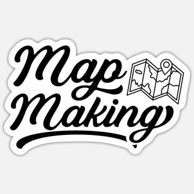 Cartography Stickers | Unique Designs | Spreadshirt