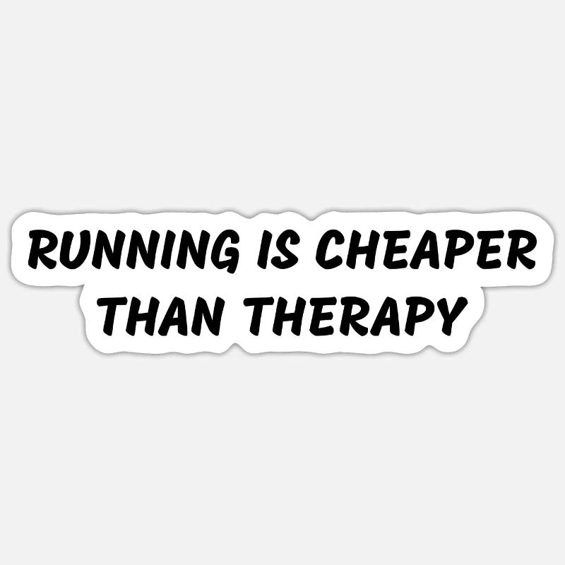 Funny Running Stickers | Unique Designs | Spreadshirt