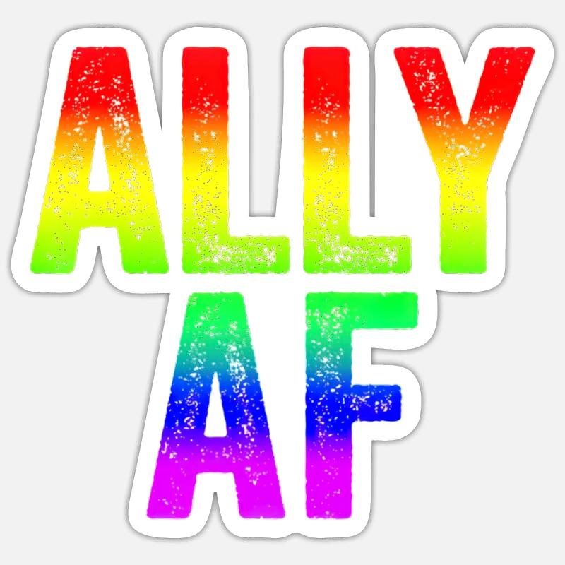 Ally Stickers | Unique Designs | Spreadshirt