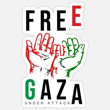 Gaza Stickers | Unique Designs | Spreadshirt