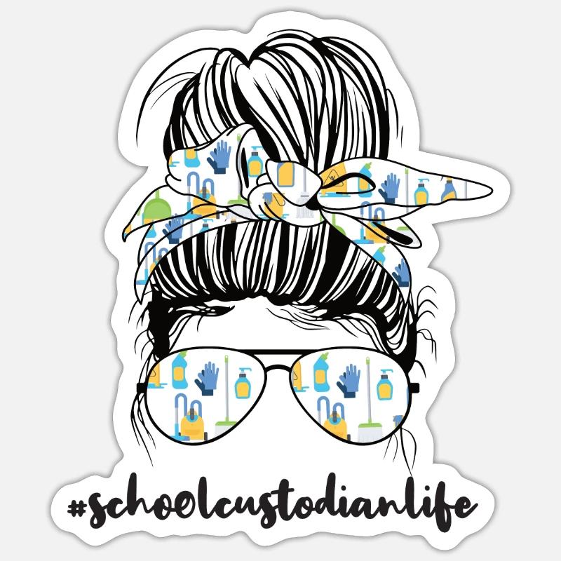 Custodian Stickers | Unique Designs | Spreadshirt