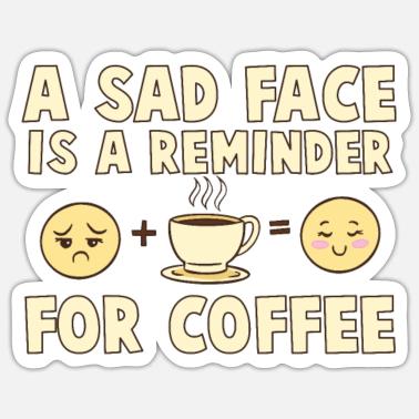 Funny-sad-face Stickers | Unique Designs | Spreadshirt