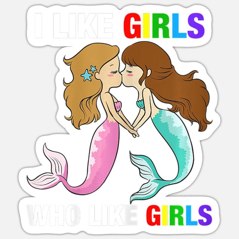 I-like-girls-who-like-girls Stickers | Unique Designs | Spreadshirt