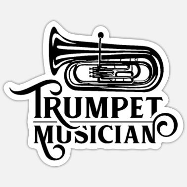 Trumpeter Stickers | Unique Designs | Spreadshirt