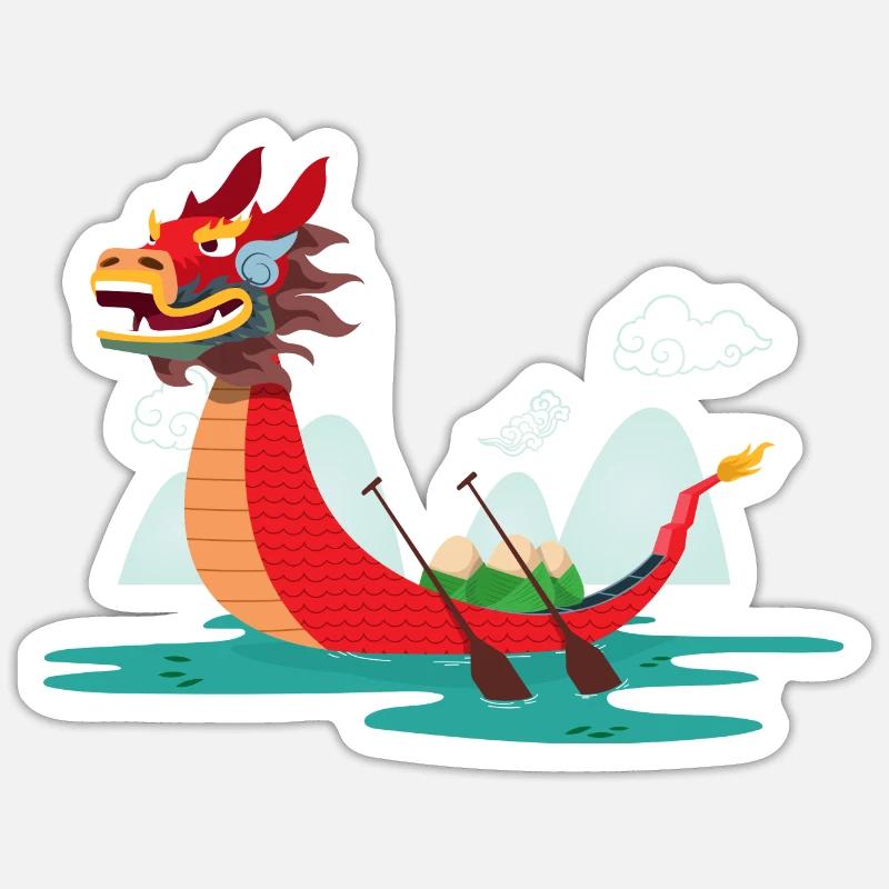 Dragon Boat Stickers | Unique Designs | Spreadshirt