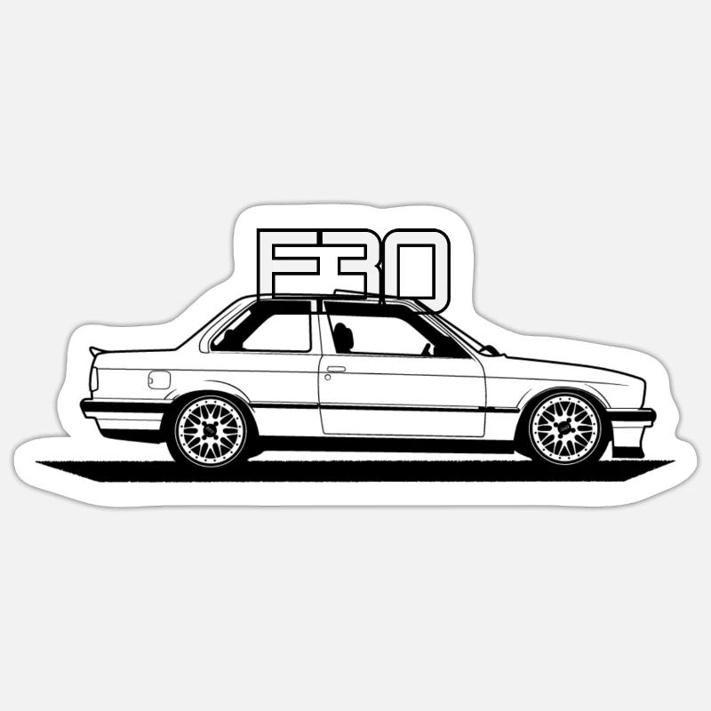 E30 Stickers | Unique Designs | Spreadshirt