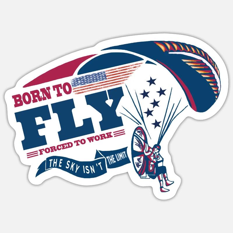 Paraglider Stickers | Unique Designs | Spreadshirt
