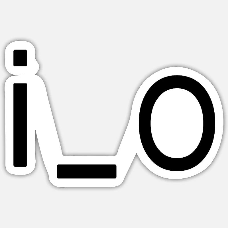 I-o Stickers | Unique Designs | Spreadshirt