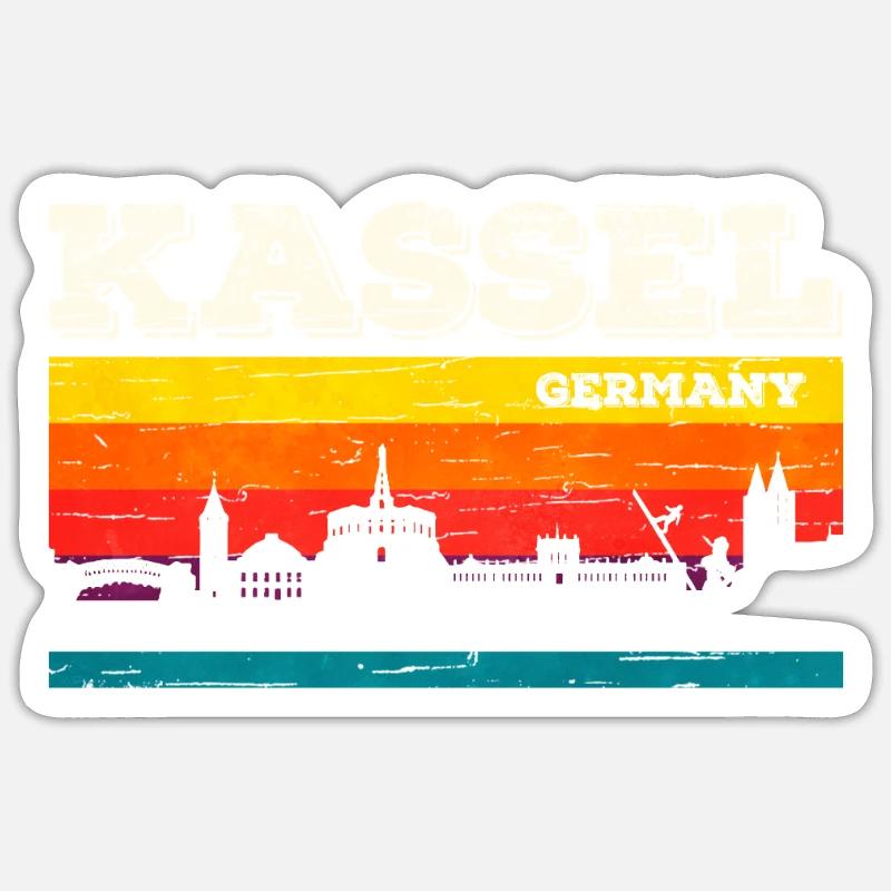 Kassel Stickers | Unique Designs | Spreadshirt